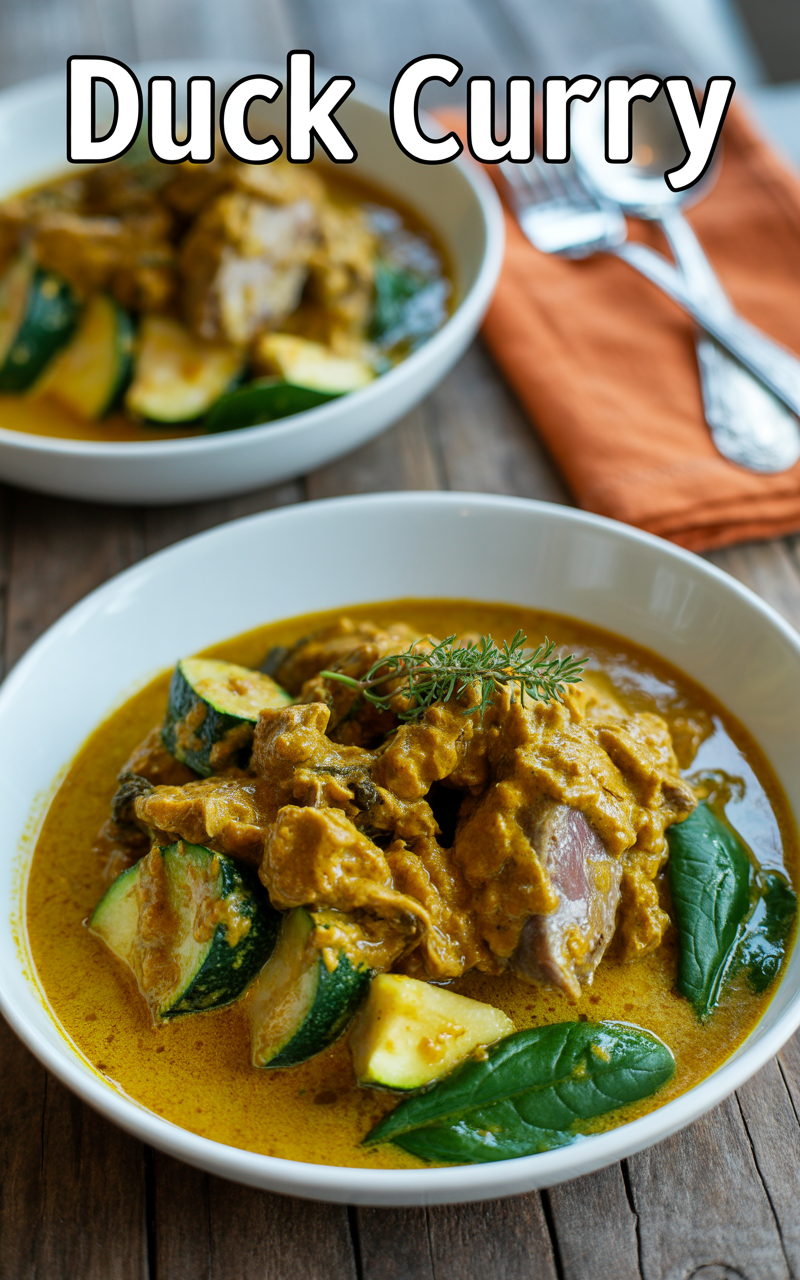 Duck Curry Delight: A Gourmet Meal in Under 30 Minutes - One Pot Magic ...
