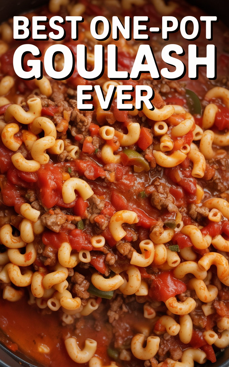 Hearty One-Pot Wonder: The Ultimate Goulash Recipe for Effortless ...