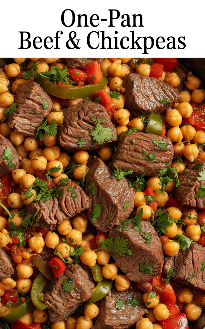 One-Pan Beef & Chickpeas: Bold Weeknight Flavor Without the Fuss - One ...
